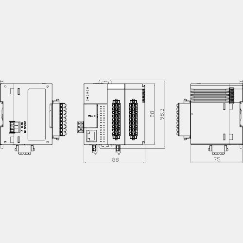 Sterownik PLC produkcji Delta Electronics o symbolu AS228R-A ...