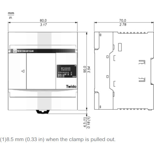 Sterownik TWDLCDA16DRF TWIDO - Sterowniki PLC Schneider Electric ...